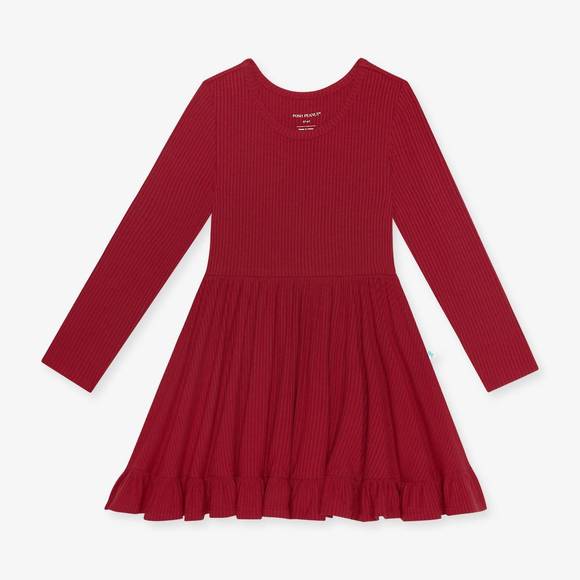Posh Peanut | Dresses | New Posh Peanut Girls Long Sleeve Ruffled Twirl ...